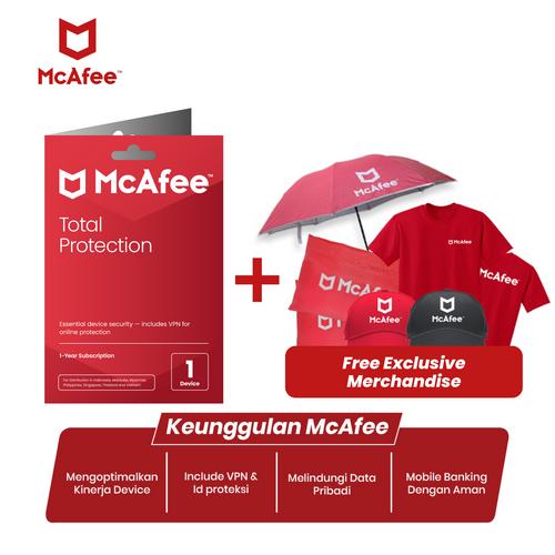 Promo Software Antivirus McAfee Total Protection Eksklusif Merchandise ...