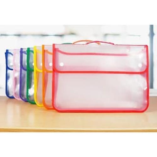 Jual Map Plastik Zipper Bag Kancing / Map Kancing / Map Plastik - Biru ...