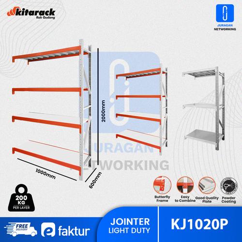 Promo KJ1020 Putih Series Jointer Rack Gudang Besi Tinggi 2 Meter ...