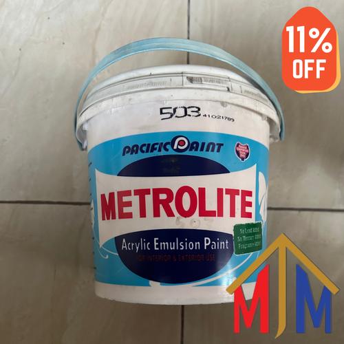 Promo METROLITE 5 KG (BERBAGAI WARNA), CAT TEMBOK / CAT DINDING INTERIOR 3L - WATER BASE ACRYLIC ...