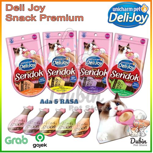 Jual Deli-Joy Sendok 10g x 4pcs Snack Makanan Kucing Premium - TunaAyam ...