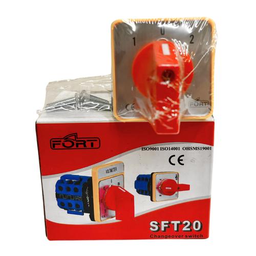 Jual Change Over Switch 3 posisi 1-0-2 1P/2P/3P type SFT20-3-1/2/3 FORT ...