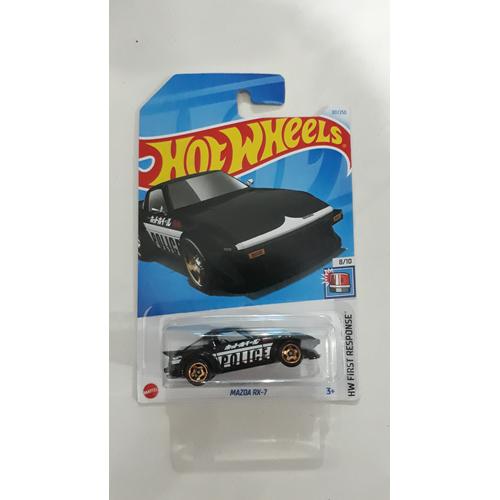 Jual Hotwheels hot MAZDA RX7 RX-7 RX 7 POLICE HITAM HW 2024 - mobil ...
