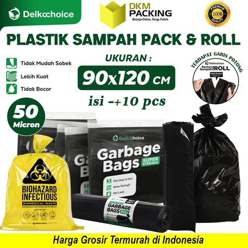 Jual Kantong Plastik Sampah Jumbo Tebal Premium Trashbag Delkochoice ...