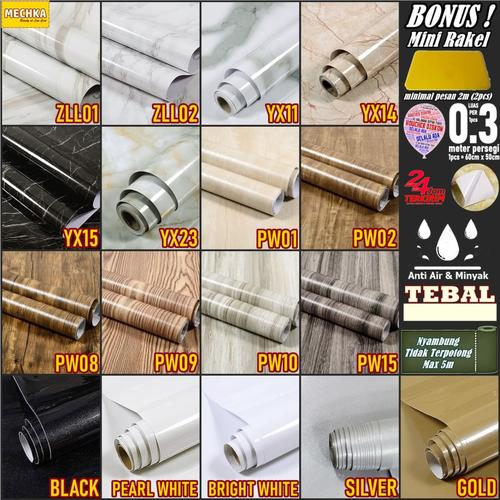 Jual PVC Deco Sheet Wallpaper Stiker Dapur Kitchen Meja Furniture hrg ...