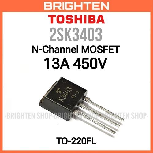 Jual TOSHIBA 2SK3403 N-Channel MOSFET 13A 450V SK3403 - Kota Bandung - BRIGHTEN SHOP | Tokopedia