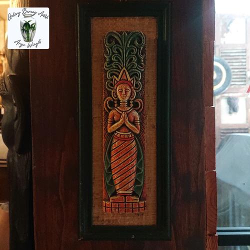 Jual lukisan ukiran pajangan dinding vintage - Putih - Kota Cimahi ...