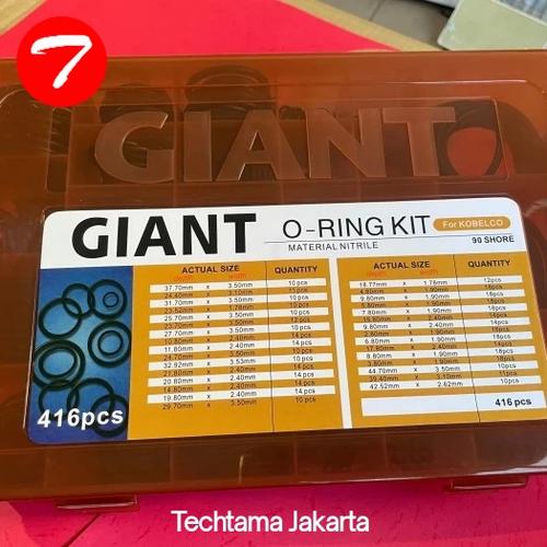 Jual GIANT Oring Kit / Oring Box / Oring Seal Alat Berat Excavator ... Jual GIANT Oring Kit / Oring Box / Oring Seal Alat Berat Excavator ...