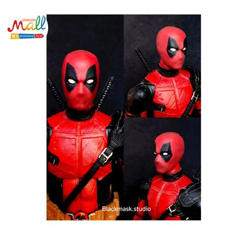 Jual Deadpool mask eye angry hs headsculpt custom kitbash - 1/18 ...