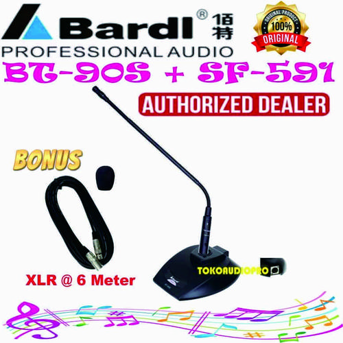 Jual Bardl Bt90s BT-90S Microphone Base Tatakan Microphone Goosneck ...