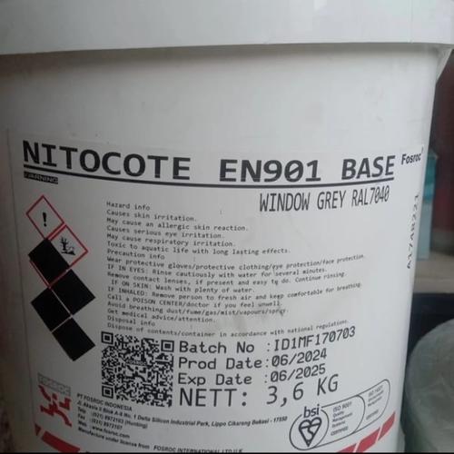 Jual Fosroc Nitocote EN901 base window grey RAL 7040 3,6kg - Kota ...