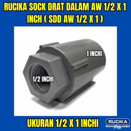Jual Sock Drat Dalam / Sdd / AW Pipa Ukuran 1/2 x 1 Inchi PVC Paralon ...