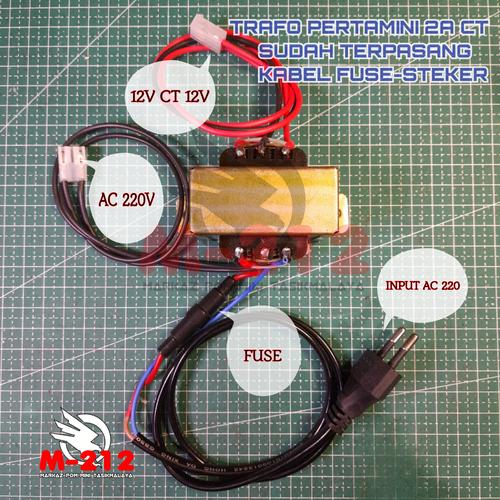 Jual Trafo CT 12V 2A Pom mini Pertamini sudah lengakap dengan kabel ac ...
