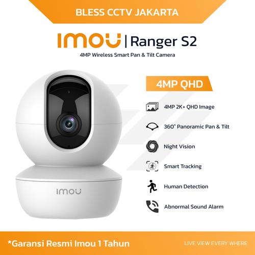Promo Imou Ranger S2 4MP QHD Smart Pan & Tilt IP Camera CCTV Indoor ...