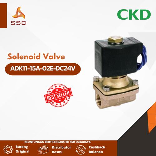 Jual CKD Solenoid Valve Pilot kick 2-port ADK11 Series Type ADK11-15A ...