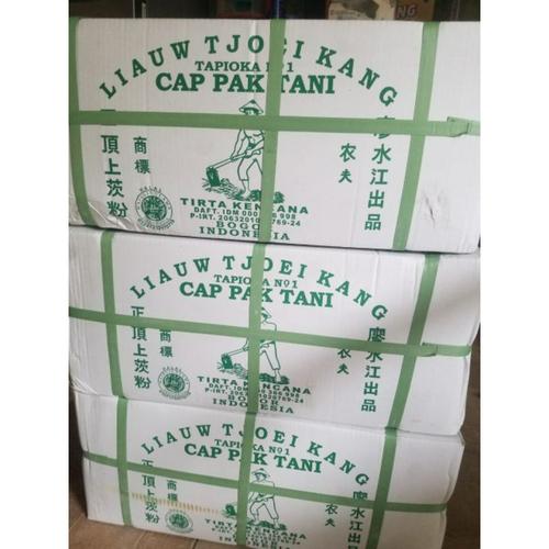 Jual 1 Dus Sagu cap Pak Tani Liauw Tjoei Kang Tirta Kencana Tepung ...