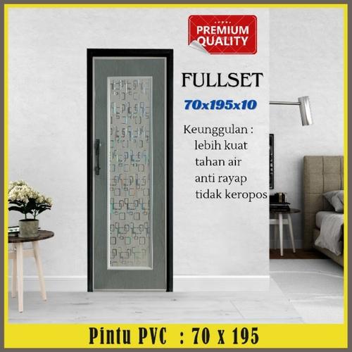 Jual INDO DOORS - Pintu Kamar Mandi PVC Plastik Tebal Estetik Minimalis ...