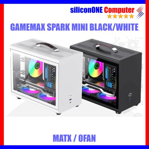 Jual GameMax Spark Mini Black/White MINI-ITX FLEX-ATX U-ATX - Hitam ...