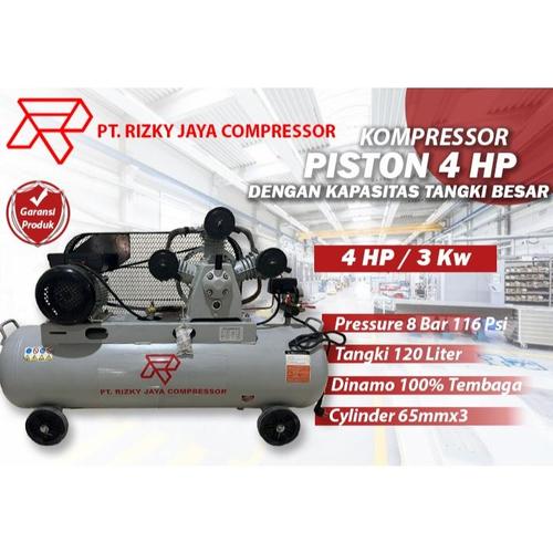 Jual Kompresor Angin 4 HP Compressor udara 3 Kw kompresor Piston 4hp ...