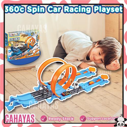 Promo Mainan Mobil Rel Balap Lengkap Rail Rapid Track Ejector Railcar ...