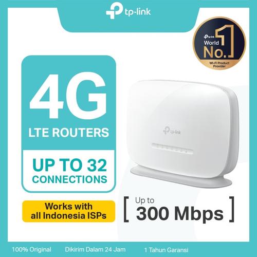 Jual TP-LINK TL-MR105 300 Mbps Wireless N 4G LTE Router / 4G Modem Sim ...