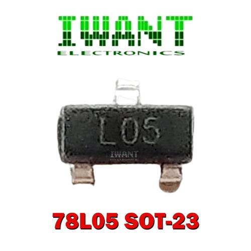 Jual 78L05 L78L05 SOT-23 7805 VOLTAGE REGULATOR 5V 100mA SOT 23 SMD 3 PIN 78L05S - Kota Bandung ...