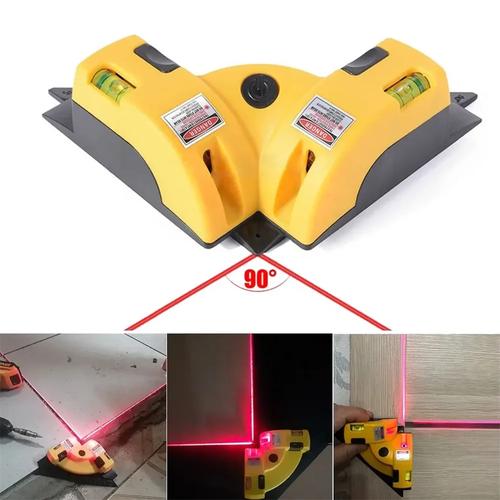 Jual Laser Level Siku 90° 2in1 Alat Ukur Kelurusan Keramik Dinding ...