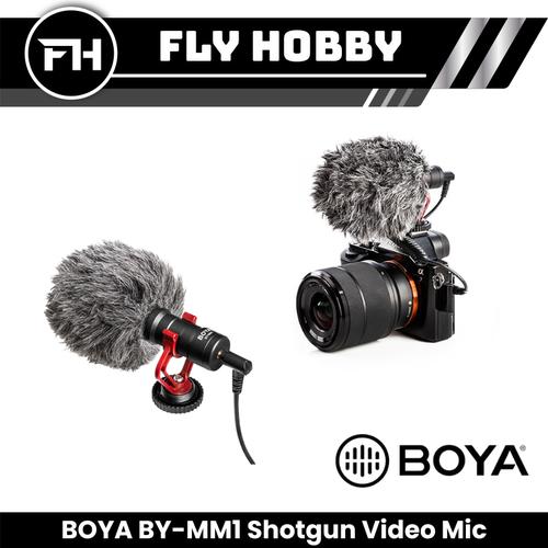 Jual BOYA BY-MM1 Shotgun Video Mic Microphone for Camera Smartphone dll ...