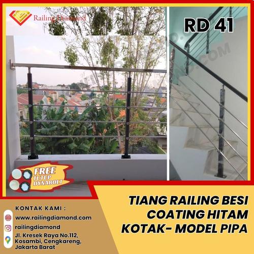 Jual Tiang Railing Tangga Stainless + Besi Coating [RD 41] - Jakarta ...