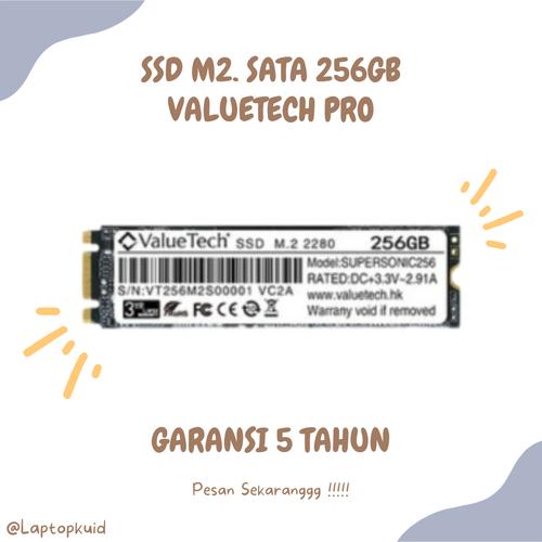 Jual SSD M2Sata 256GB Valuetech Pro Garansi 5 Tahun M2 sata m2.sata ...