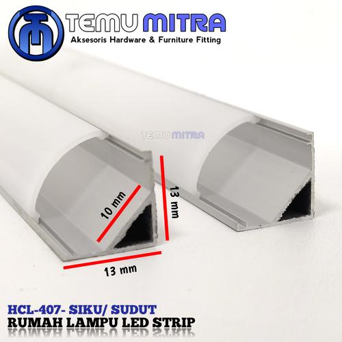 Promo Best Produck/ housing led strip sudut, Rumah lampu Profile siku ...