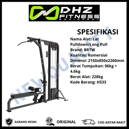 Jual LATPULLDOWN & LOW ROW MACHINE DHZ COMMERCIAL | ORIGINAL DHZ ...