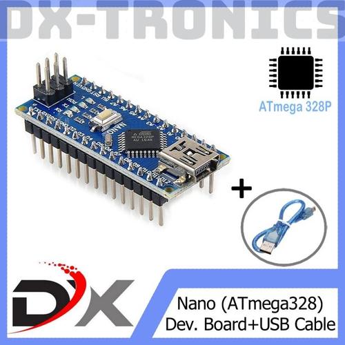 Jual Nano Atmega328 + Ch340 + Usb Cable Ch340G Arduinoo Nano (Tersolder ...