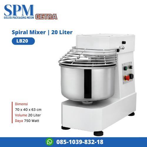Jual Spiral Mixer 20 Liter LB20 Getra Mixer Kapasitas Besar Mixer ...