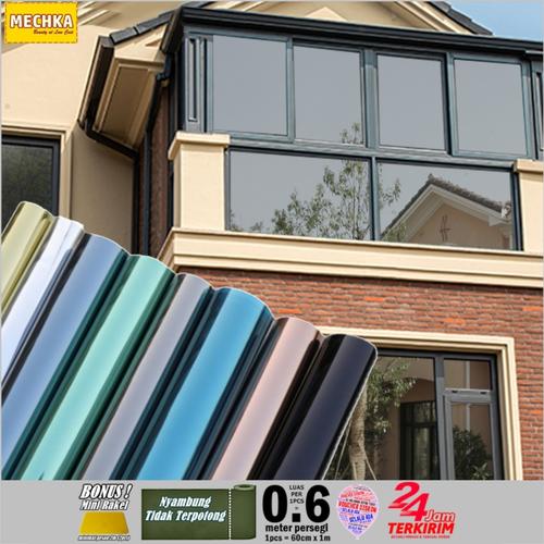 Jual Stiker Kaca Film One Way Sticker 1 way 1 arah Cermin Mantul hrg/1m ...