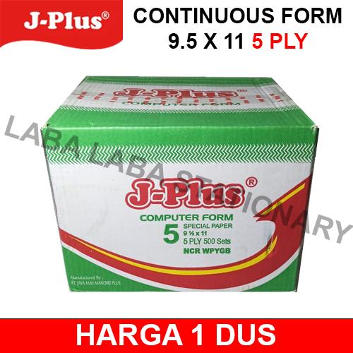 Jual Continuous Form JPlus Rangkap 5 - Full - Jakarta Barat - Laba Laba ...