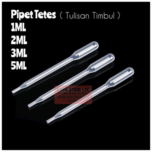 Jual PIPET TETES PLASTIK 1ML / 2ML / 3ML ( PIPET DROP ) PIPET PLASTIK ...