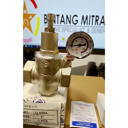 Jual PRV PRESSURE REDUCING VALVE DOUBLE LIN 1" DN25 PN16 + GAUGE - Kota ...