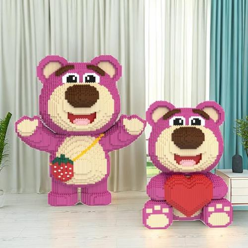 Jual BIG LOTSO BEAR SERIES 3D Model, Mainan Blok Susun, Blok Konstruksi ...
