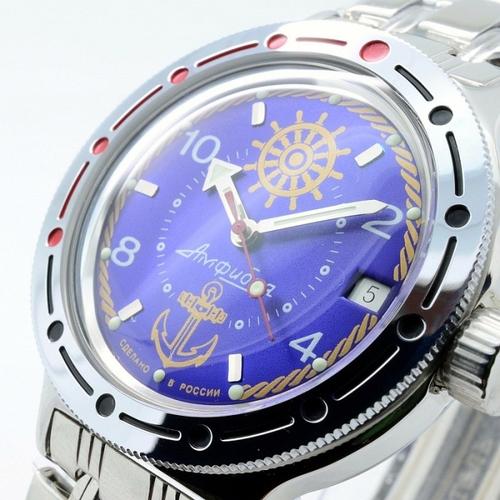 Jual Vostok Amphibia Self Winding Military Steve Zizou Diver 200M ...