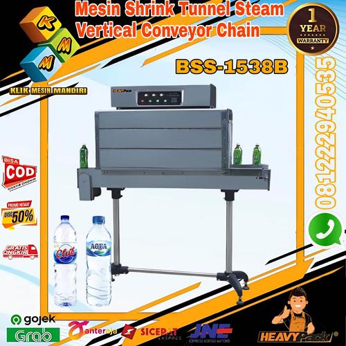 Jual Mesin Shrink Tunnel Steam Vertical Botol Conveyor Chain BSS-1538B ...