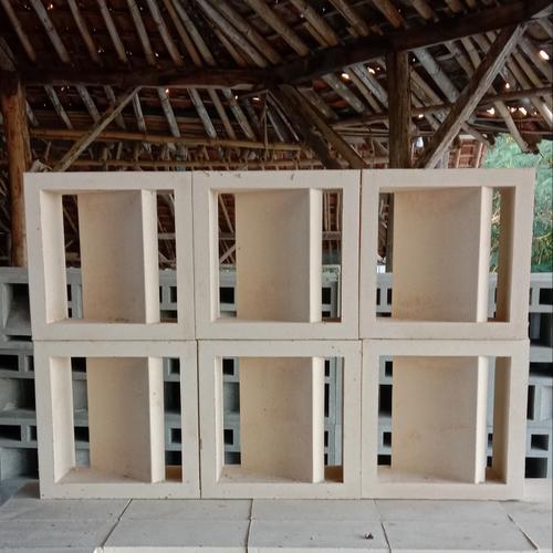 Jual Roster beton minimalis motif Nako list putih 20x20 - Kota Bandung ...