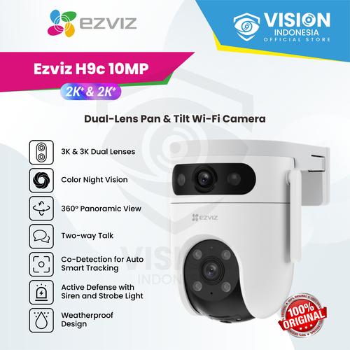 Jual EZVIZ H9C 10MP Smart Dual Lens 5MP + 5MP Color Night Pan & Tilt Wi ...