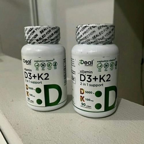 Jual Deal Vitamin D3 K2 5000 IU Original - Jakarta Barat - Vitamina Prima | Tokopedia