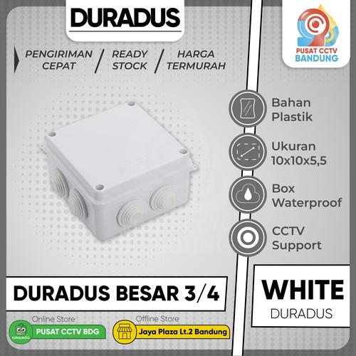 Jual Duradus CCTV Putih Indoor Junction Box CCTV Plastik Waterproof ...