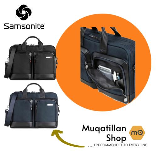 Jual Tas Laptop Samsonite Fomma Laptop Briefcase Small - Hitam - Hitam ...
