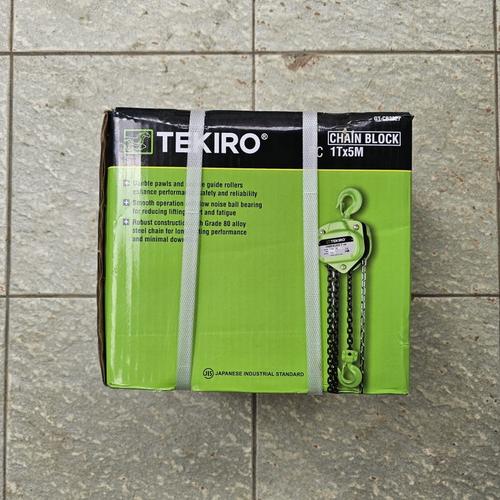 Jual Ori Tekiro Chain Block 1 Ton x 5 meter Tekiro Takel 1 Ton x 5 ...