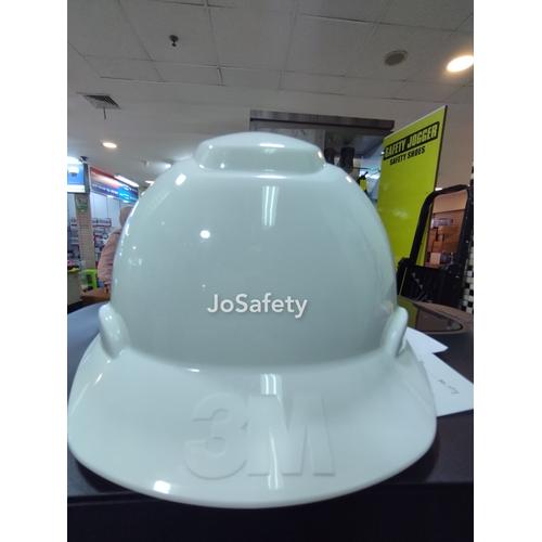 Jual Safety Helmet - 3M Hard Hat H-701R - White 4-Point Ratchet ...