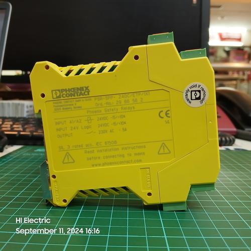 Jual Phoenix Contact Coupling Relay PSR-SPP-24DC/ETP/1X1 2986562 Safety ...