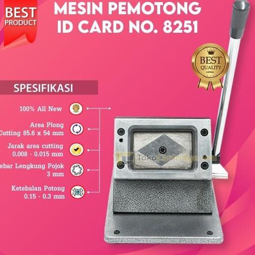 Jual Terbaru Alat Pemotong Kertas Id Card / Plong Id Card / Card Cutter ...